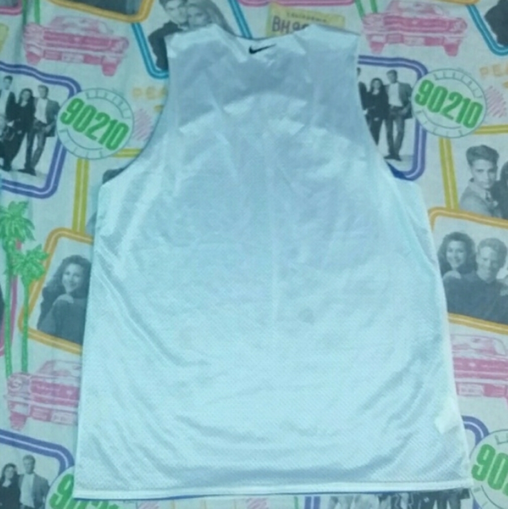 90s Nike Reversible Basketball Jersey Blue & White - Gem